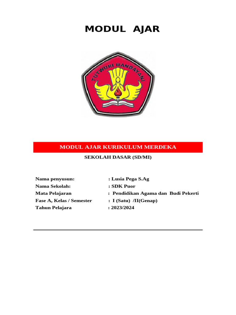 Modul Ajar MTK Unit 1 Kelas 4 Semester 1 | PDF