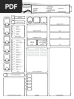Empty Character Sheet For DND 5e | PDF | Role Playing | Gaming