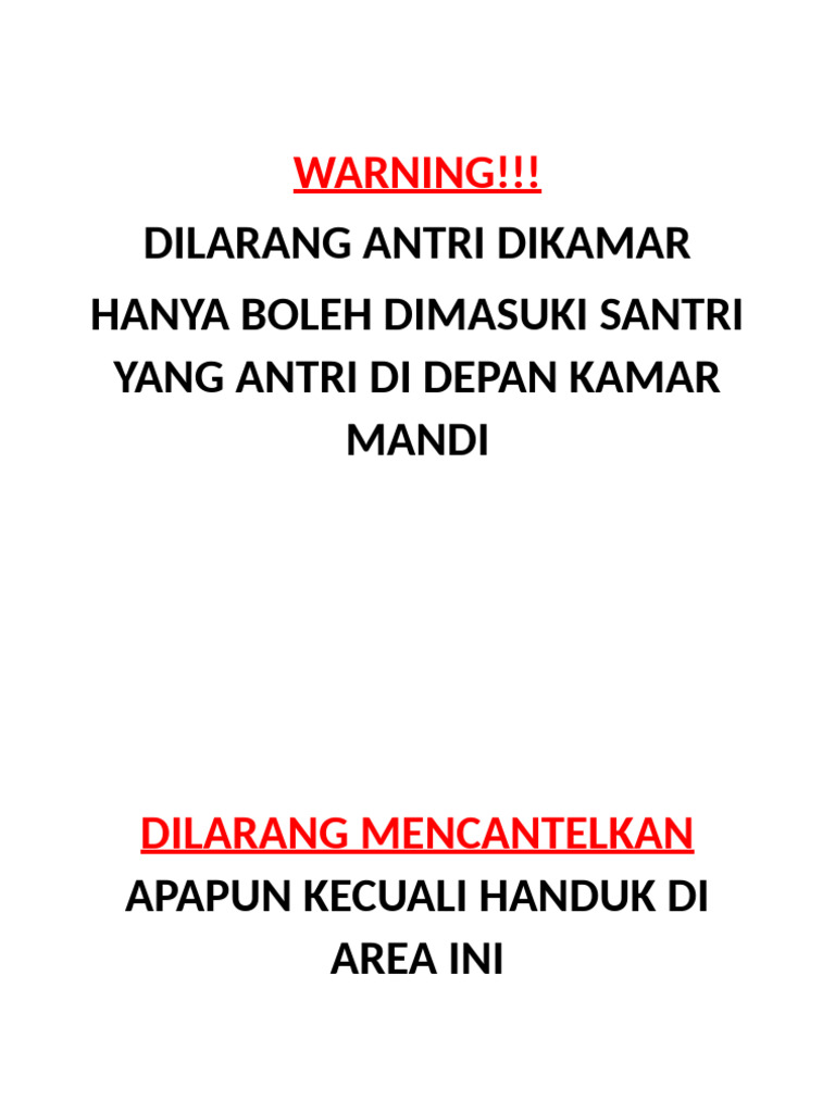 Warning | PDF