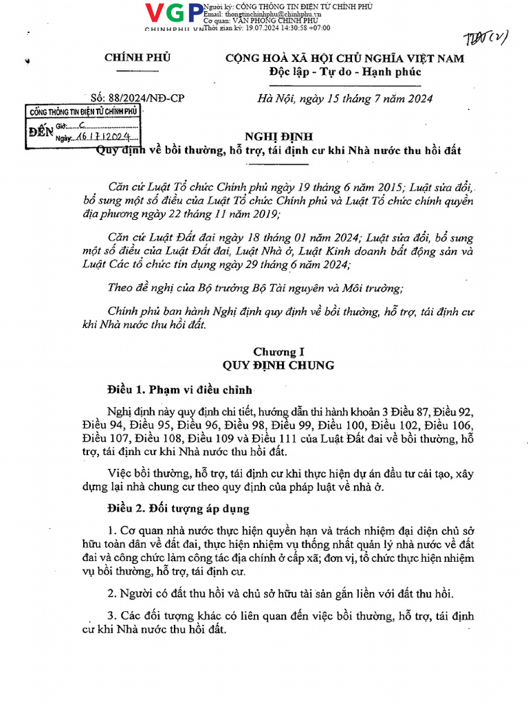 NĐ 88.2024.NĐ-CP | PDF