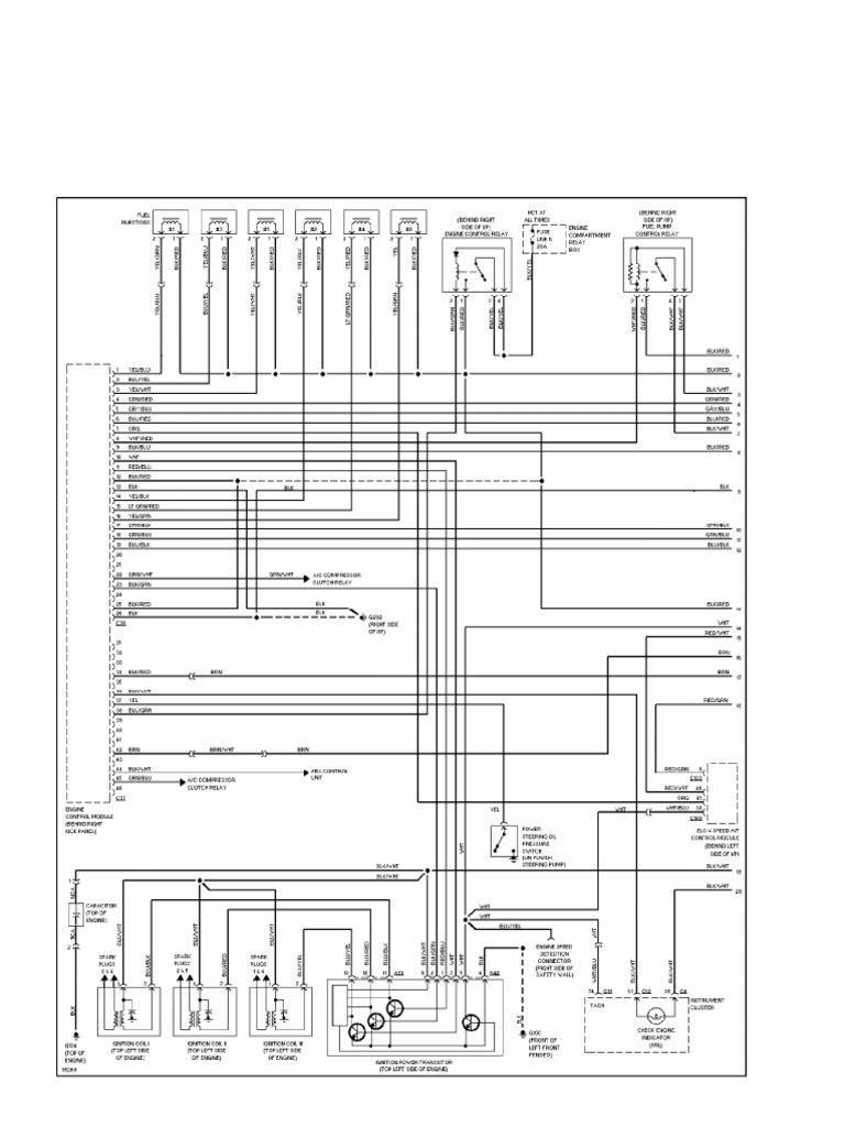 System Wiring Diagrams 3.5L, Engine Performance Circuits, Federal (1 of ...