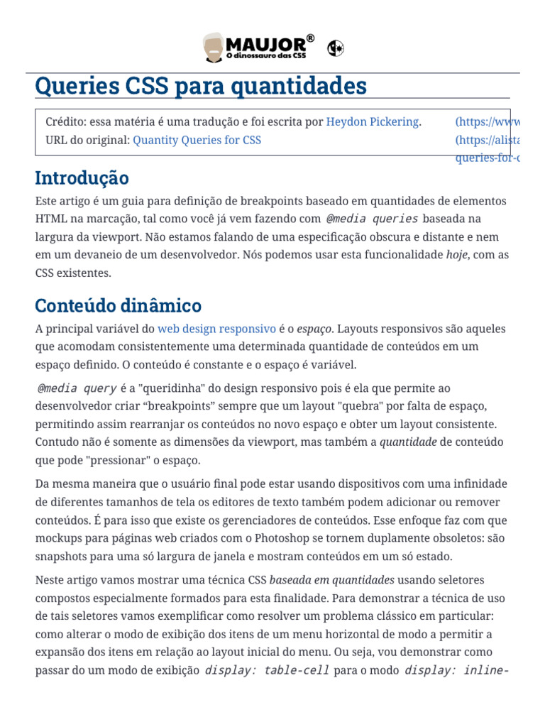 Tutorial Css Seletores Css Para Estilização Baseada Em Quantidade