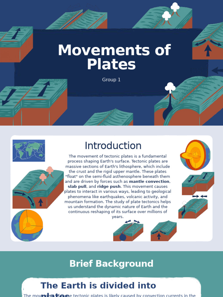 Movements of Plates | PDF | Plate Tectonics | Earth Sciences