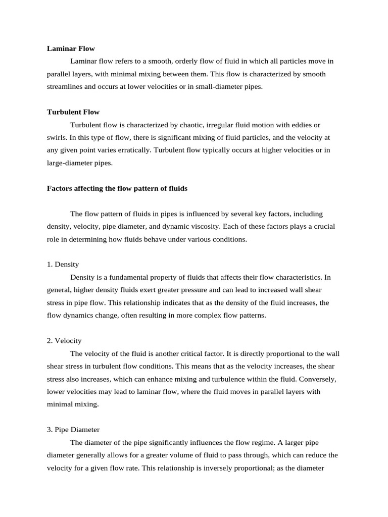 M1 (SLLH) | PDF | Fluid Dynamics | Laminar Flow