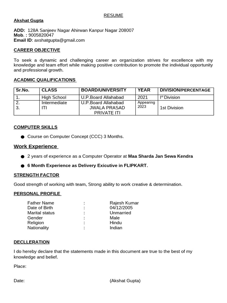 Akshat Resume 2 | PDF