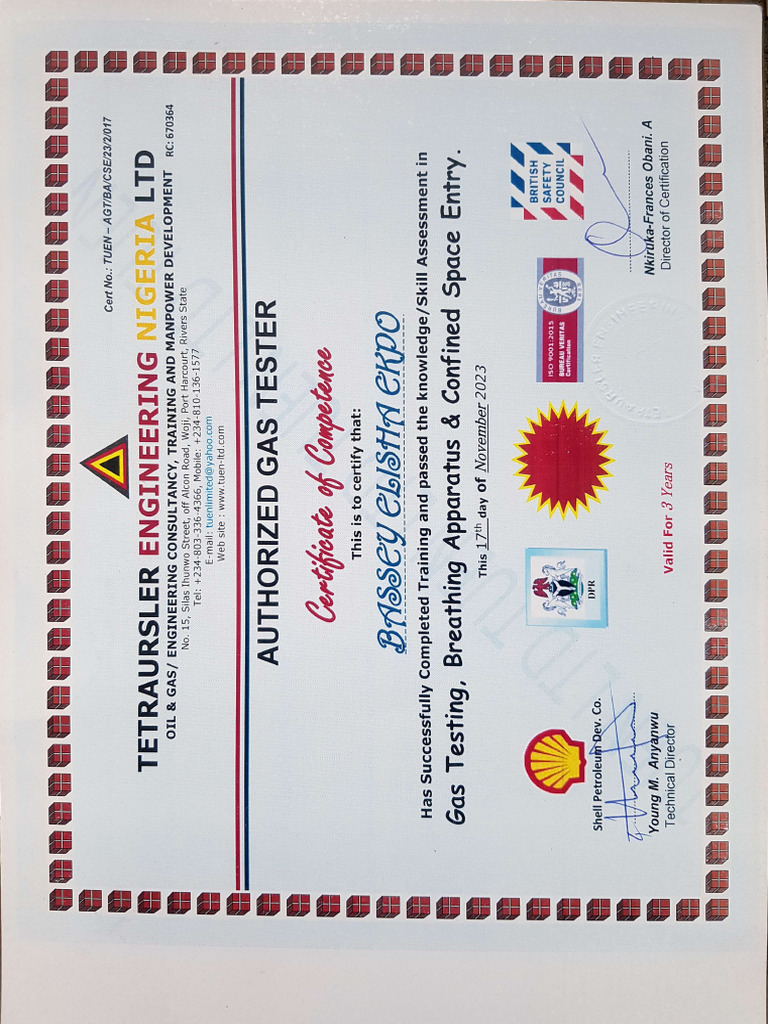 AGT Training Certificate | PDF