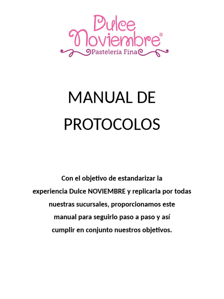 Manual de Protocolo | PDF | Servicio al Cliente | Marca