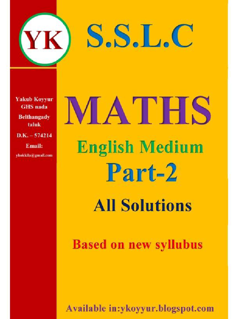 Maths-Part-2-EM | PDF | Polynomial | Quadratic Equation
