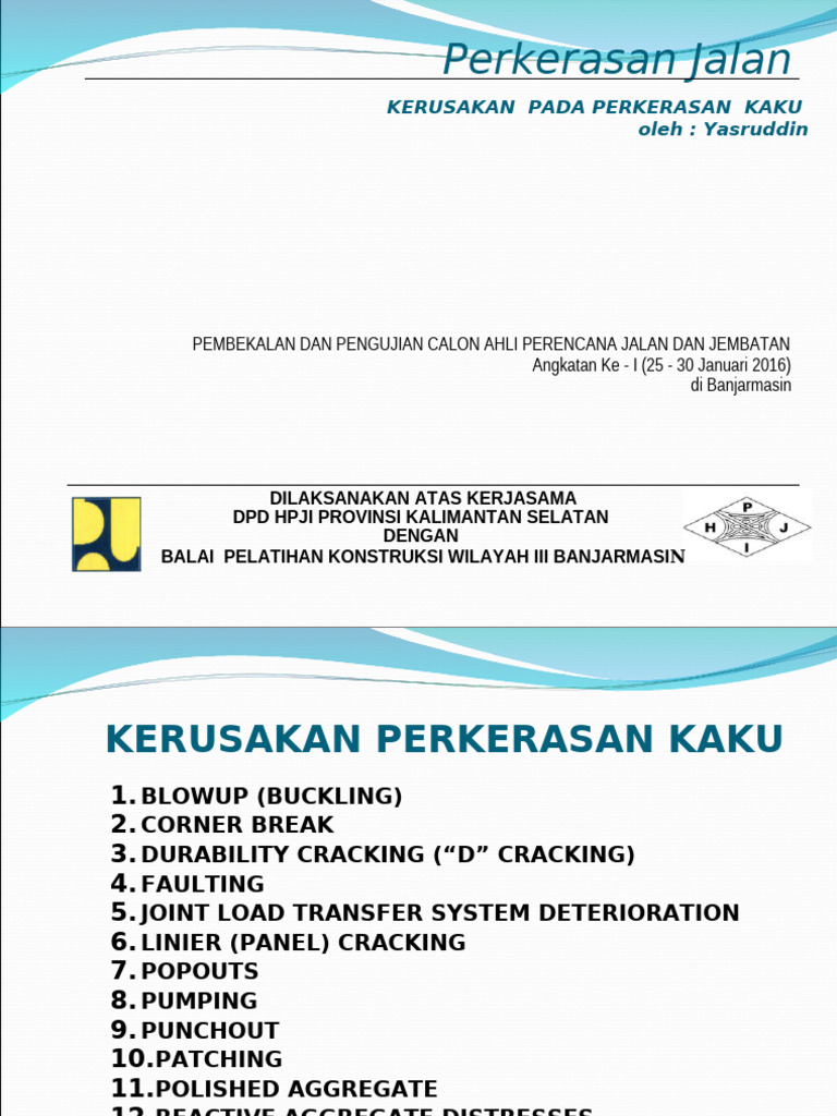 03. Kerusakan perkerasan kaku | PDF