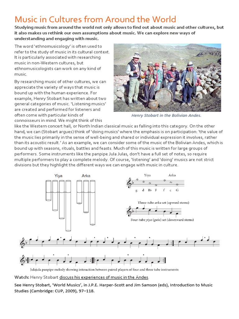 Exploring Global Music Cultures | PDF | Hip Hop Music | Performing Arts