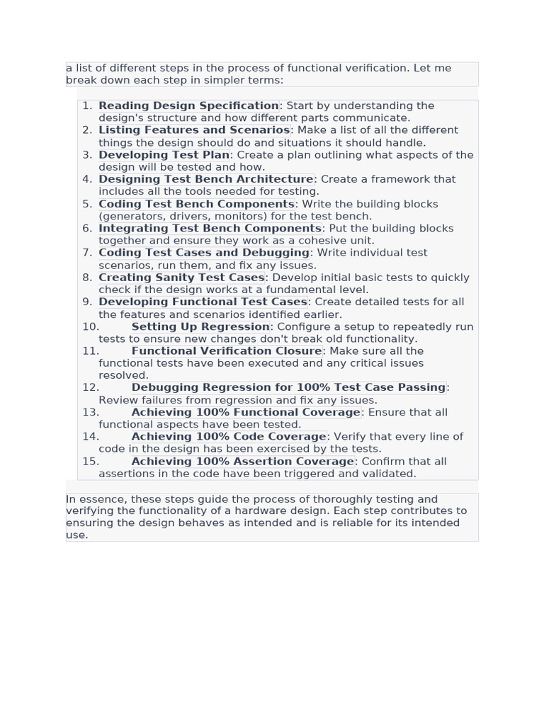 Functional Verification | PDF