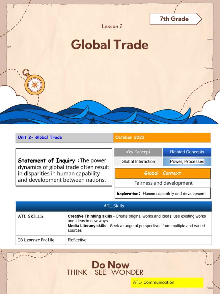 L2 - Innovation Global Trade | PDF | Age Of Discovery | Cartography