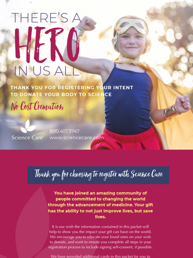 Science Care Body Donation | PDF | Organ Donation | Organ Transplantation