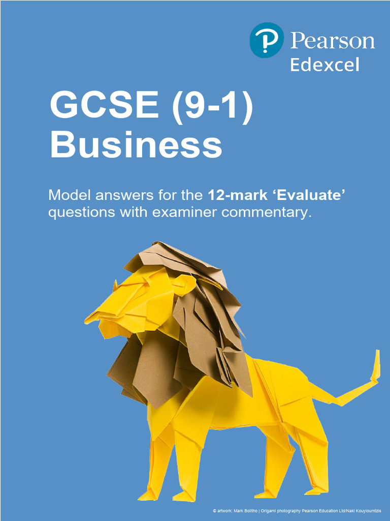 GCSE Business 12 Mark Model Answers - V3 | PDF | Profit (Economics)