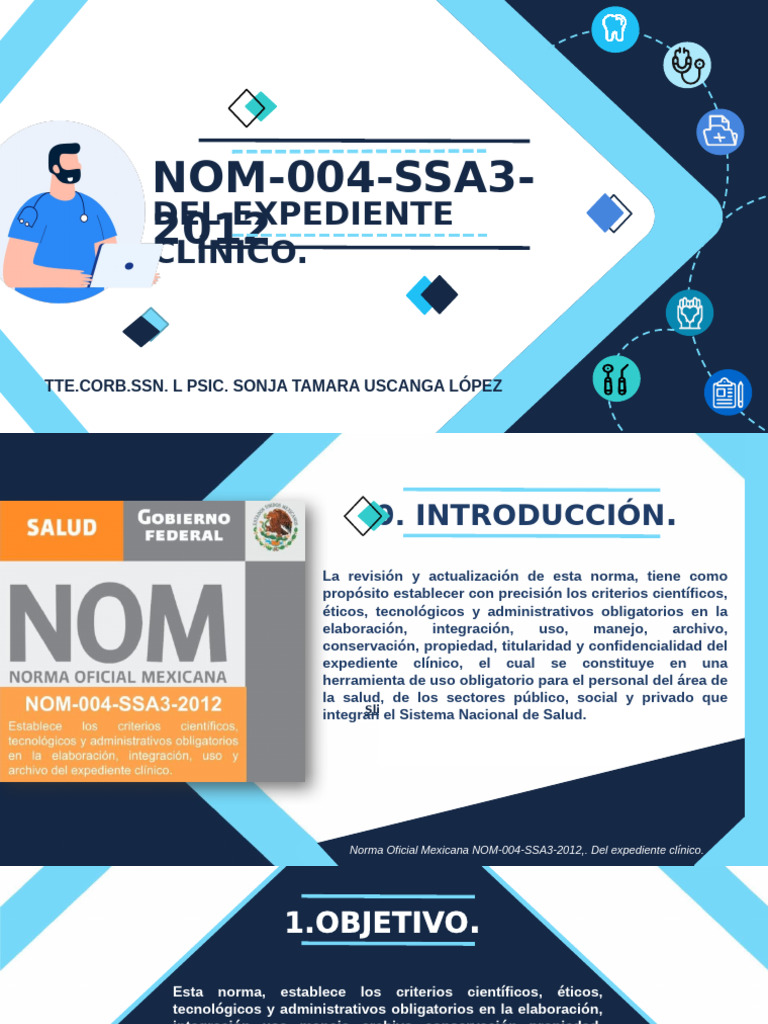 Nom 004 Expediente Clinico | PDF | Institución | México