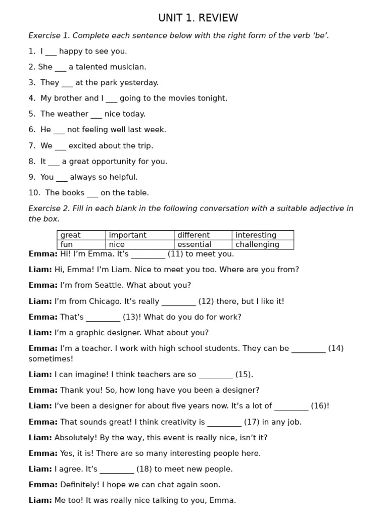 UNIT 1. Writing | PDF