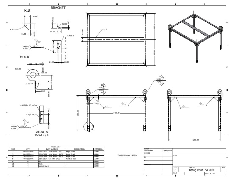 Lifting Point LS4 2000_5_241223_154328 | PDF | Steel | Mechanical ...