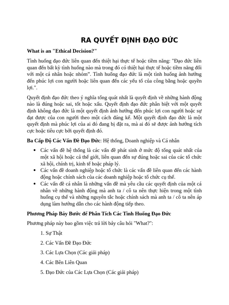 Ra Quyet Dinh DDKD-SV | PDF
