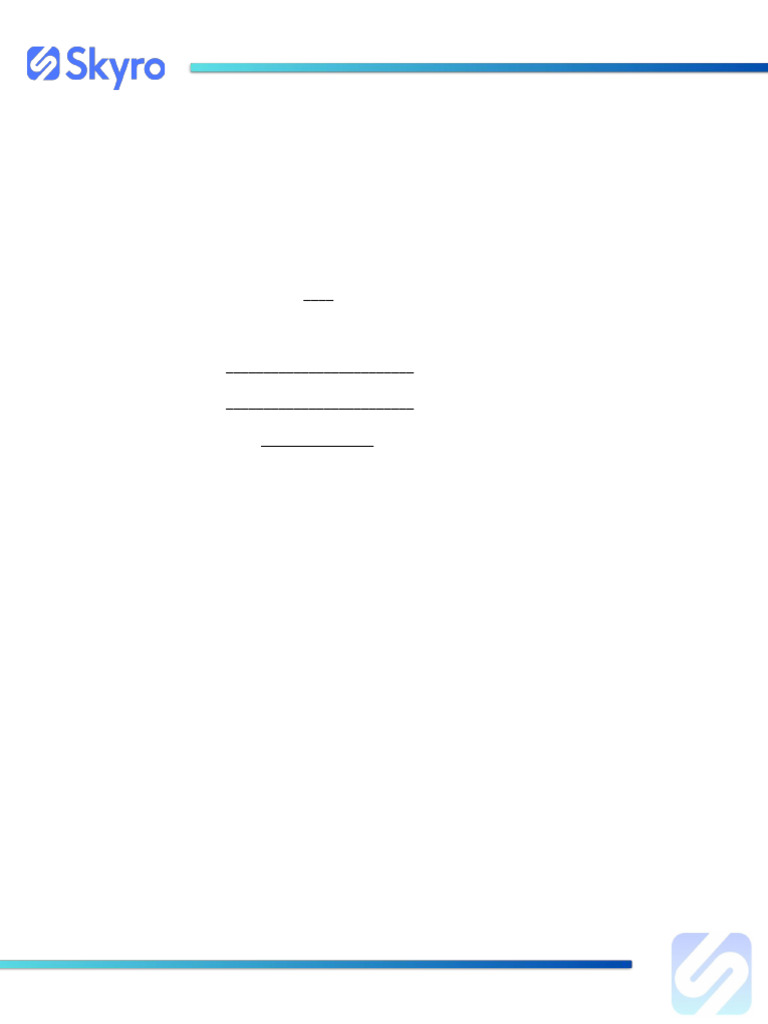 Acknowledgement Receipt Skyro | PDF