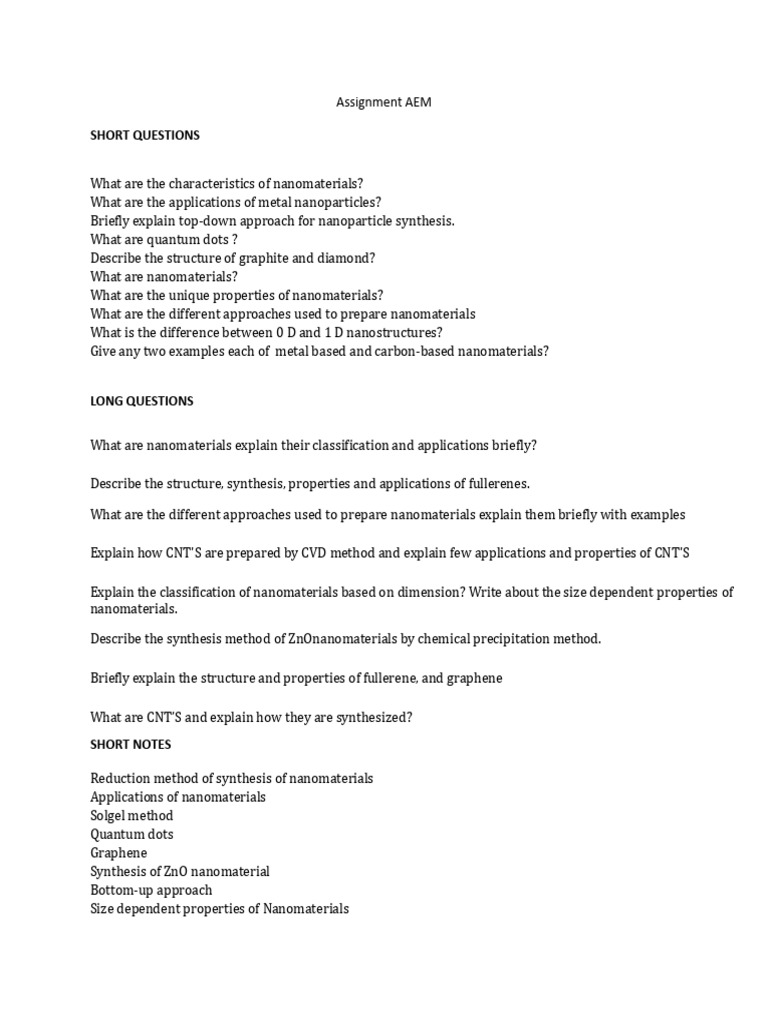 Assignment AEM | PDF