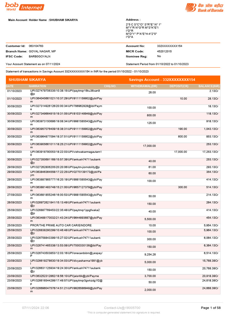 OpTransactionHistoryUX507 11 2024 | PDF | Personal Finance | Banks
