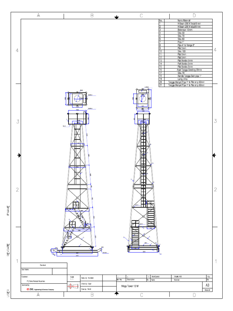 Mega Tower 13 M Rev | PDF