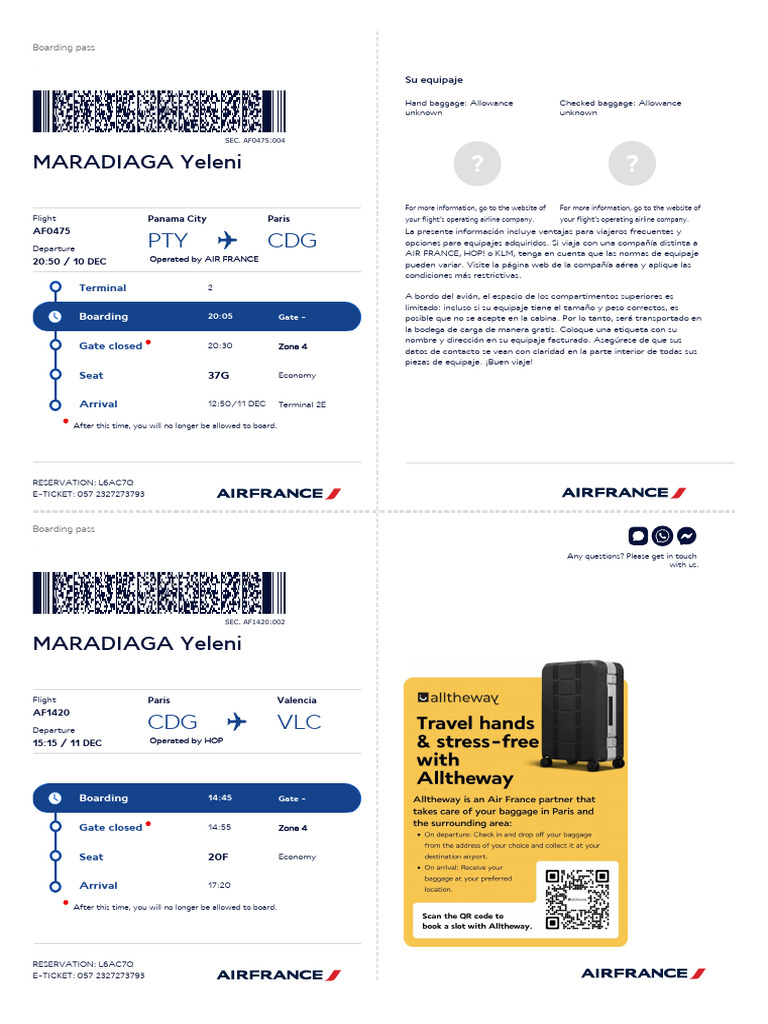 Boarding Pass | PDF