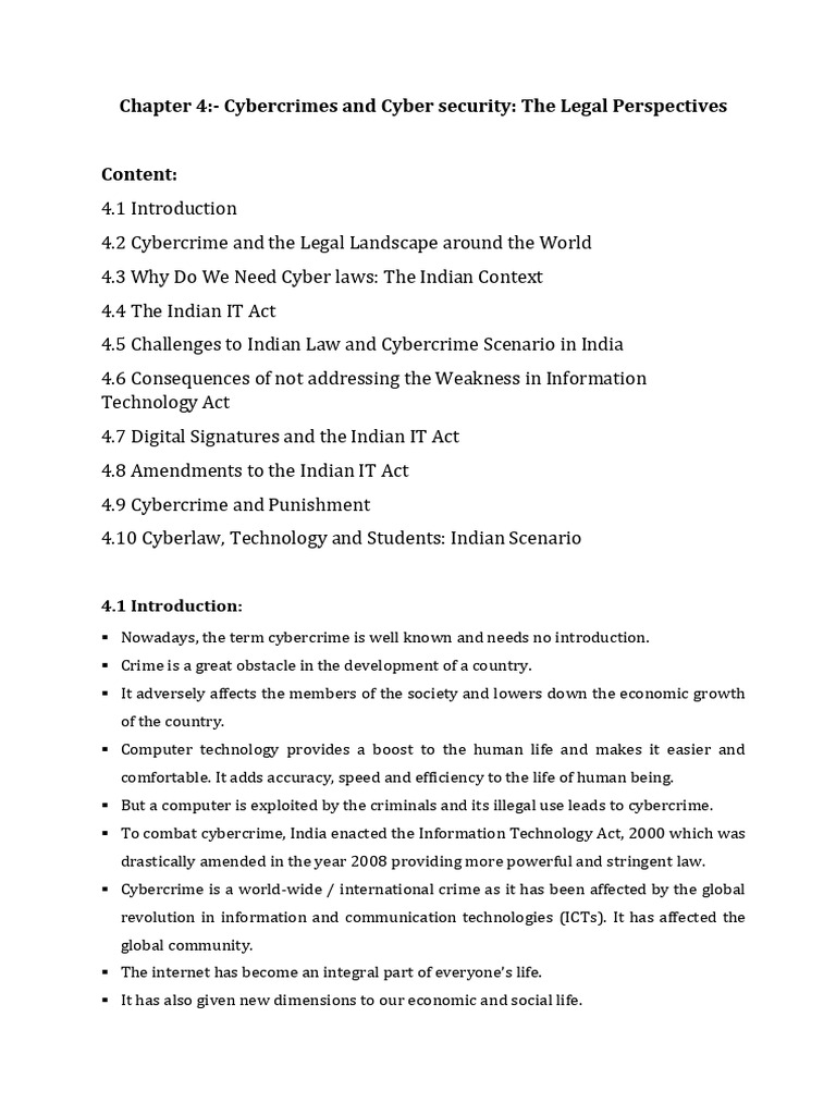 chp 4 cs | PDF | Cybercrime | Security
