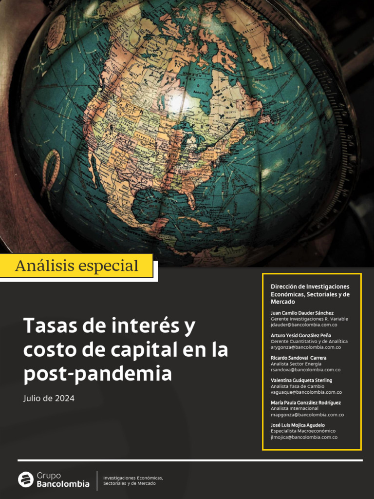 Análisis Especial - Tasas de Interés y Costo de Capital | PDF ...