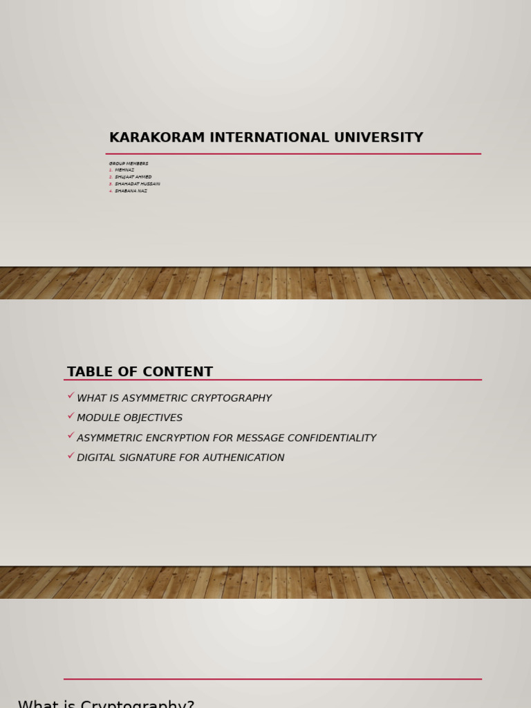 Asymmetric Cryptography Guide | PDF