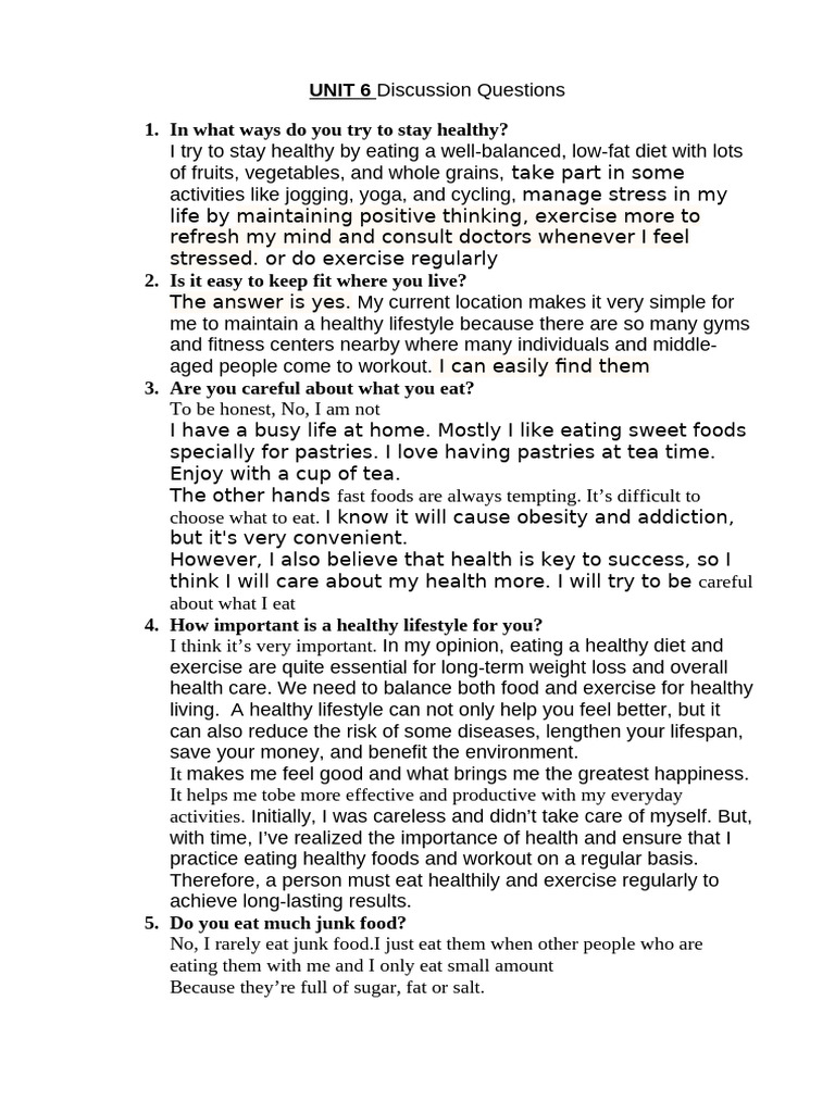 Healthy Eating Discussion Insights | PDF | Healthy Diet | Determinants ...