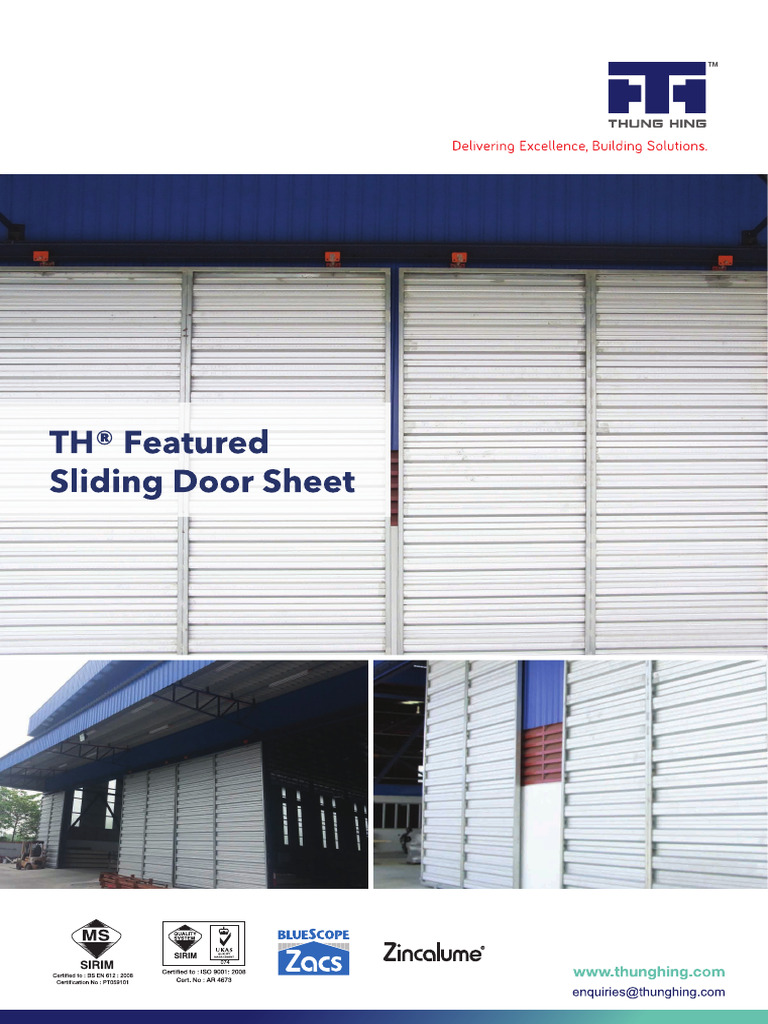TH Sliding Door Sheets | PDF