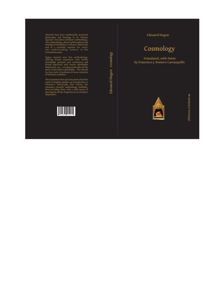 Cosmology (Hugon, Edouard, O.P.) (Z-Library) | PDF | Thomism ...