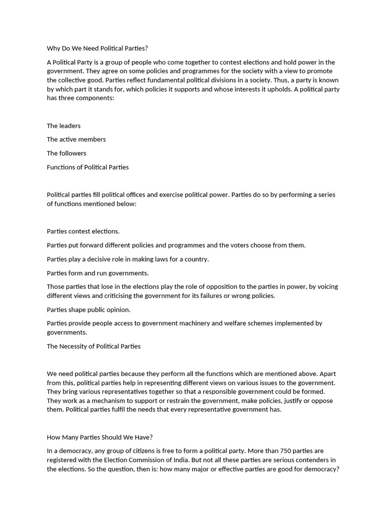 Document (4) | PDF | Elections | Government