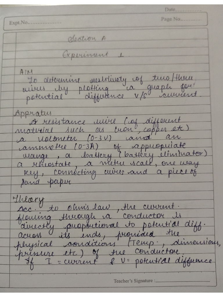 Physics Practicals | PDF