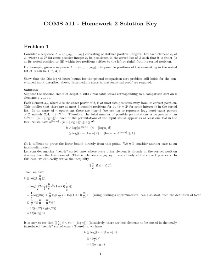 hw2-sol | PDF | Mathematical Concepts | Mathematical Analysis