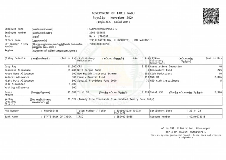 Pay Slip - 3 | PDF