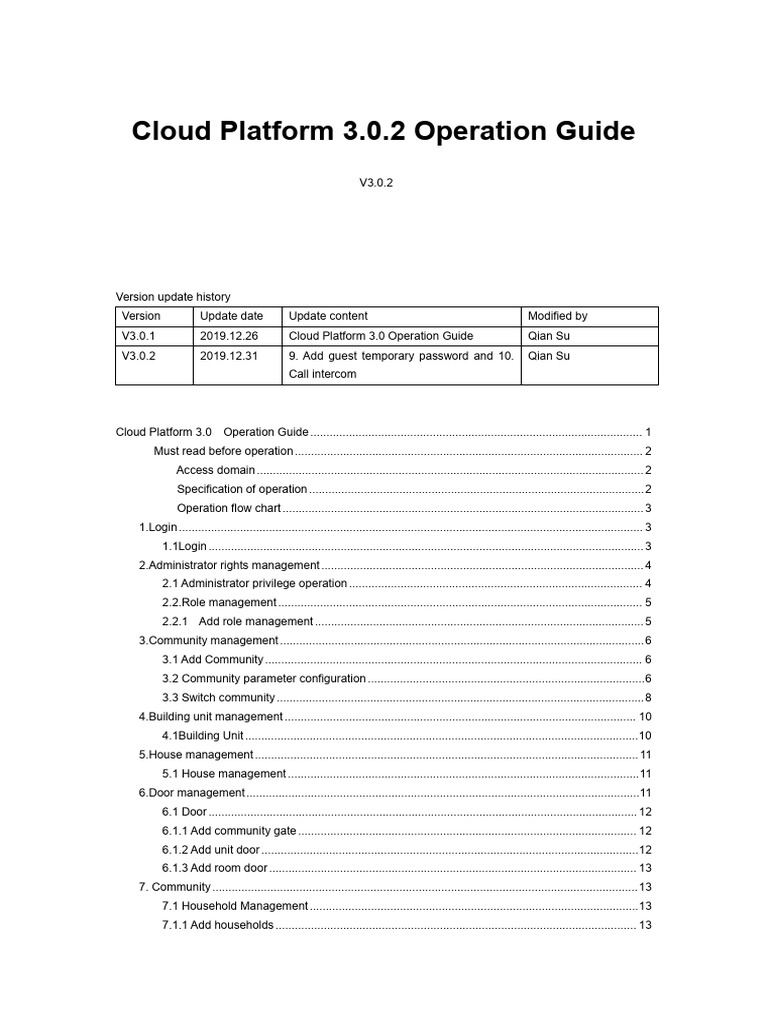 TCL BS12A Cloud Platform Guide | PDF | Access Control | Computer Science