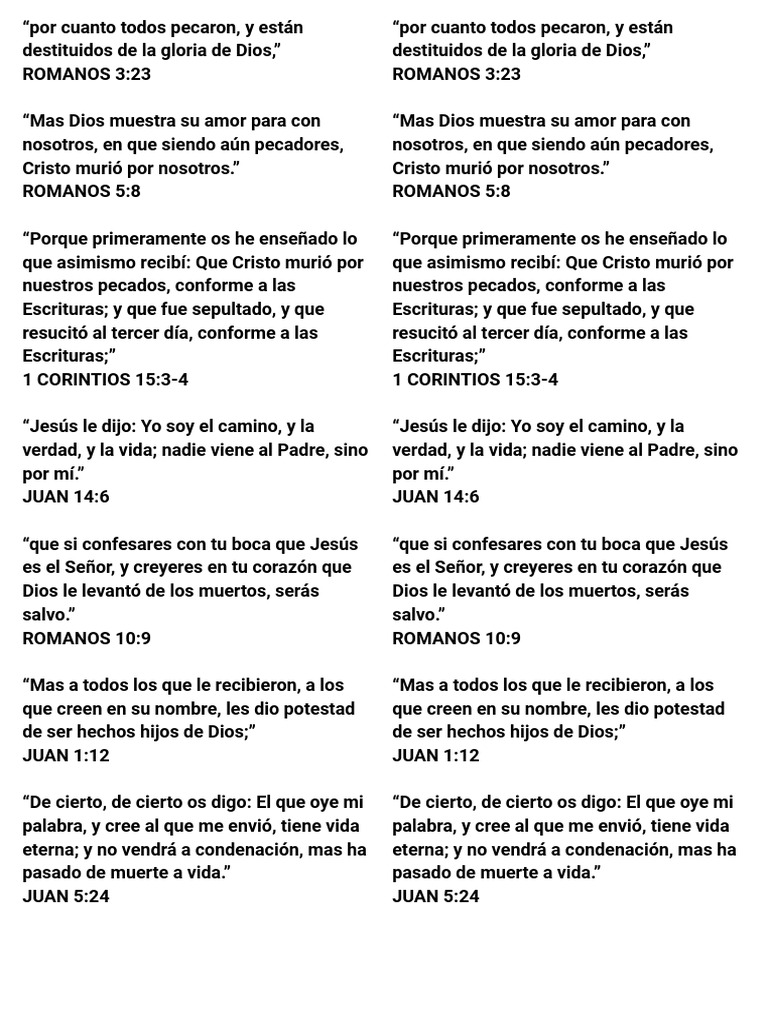 Versículos | PDF | Cristo (título) | Jesús