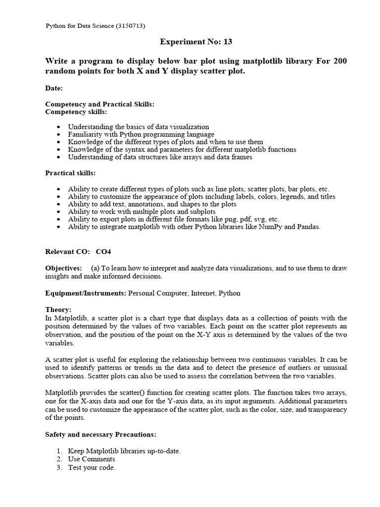 PDS_Exp_13_to_16 | PDF | Machine Learning | Statistical Classification
