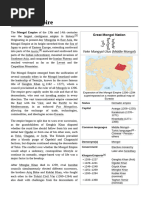 Overview of Mongolian Tribes and Clans | PDF | Mongolian People | Mongolia