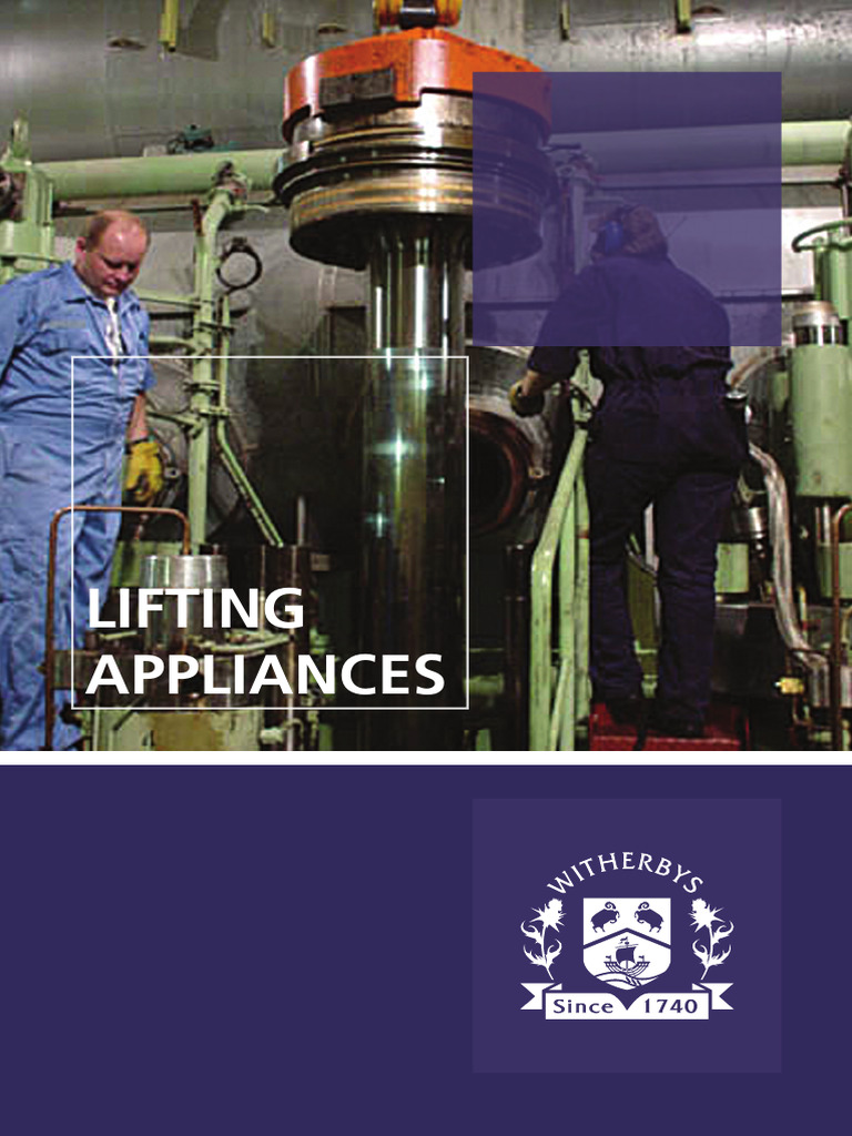 Witherby Seamanship Pocket Book Lifting Appliances | PDF | Crane ...