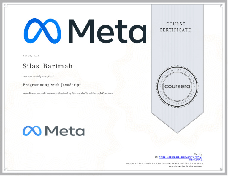 649293730-Meta-Programming-with-JavaScript-Certificate | PDF