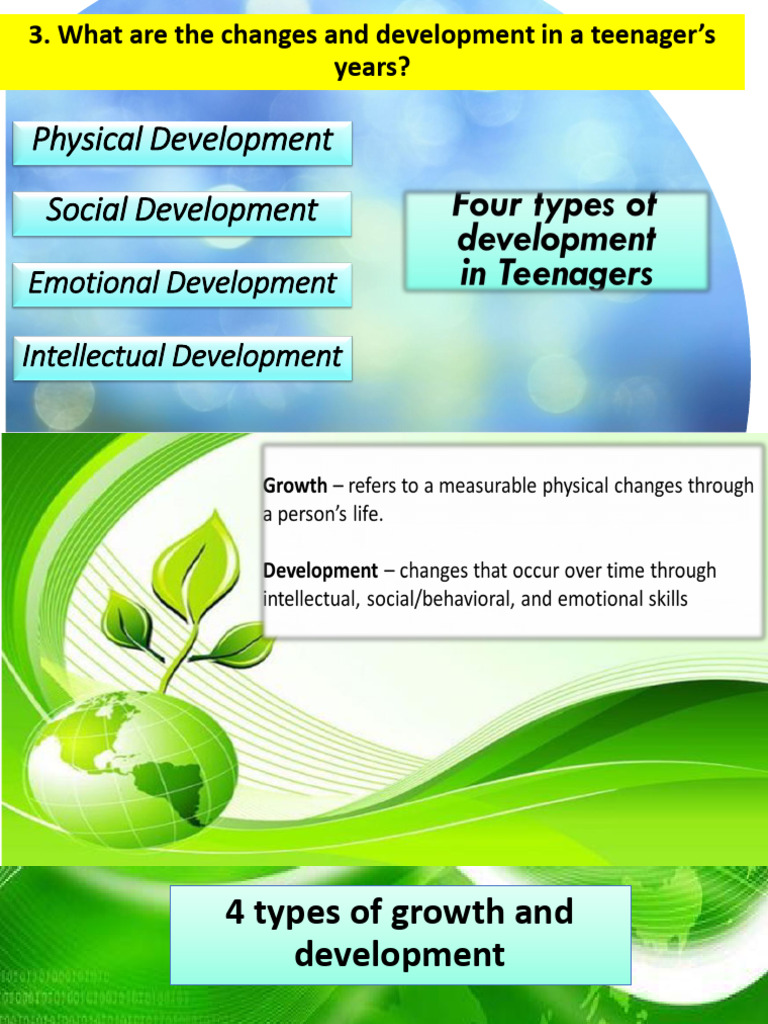 RM1 Teenage Growth and Development | PDF | Adolescence | Thought