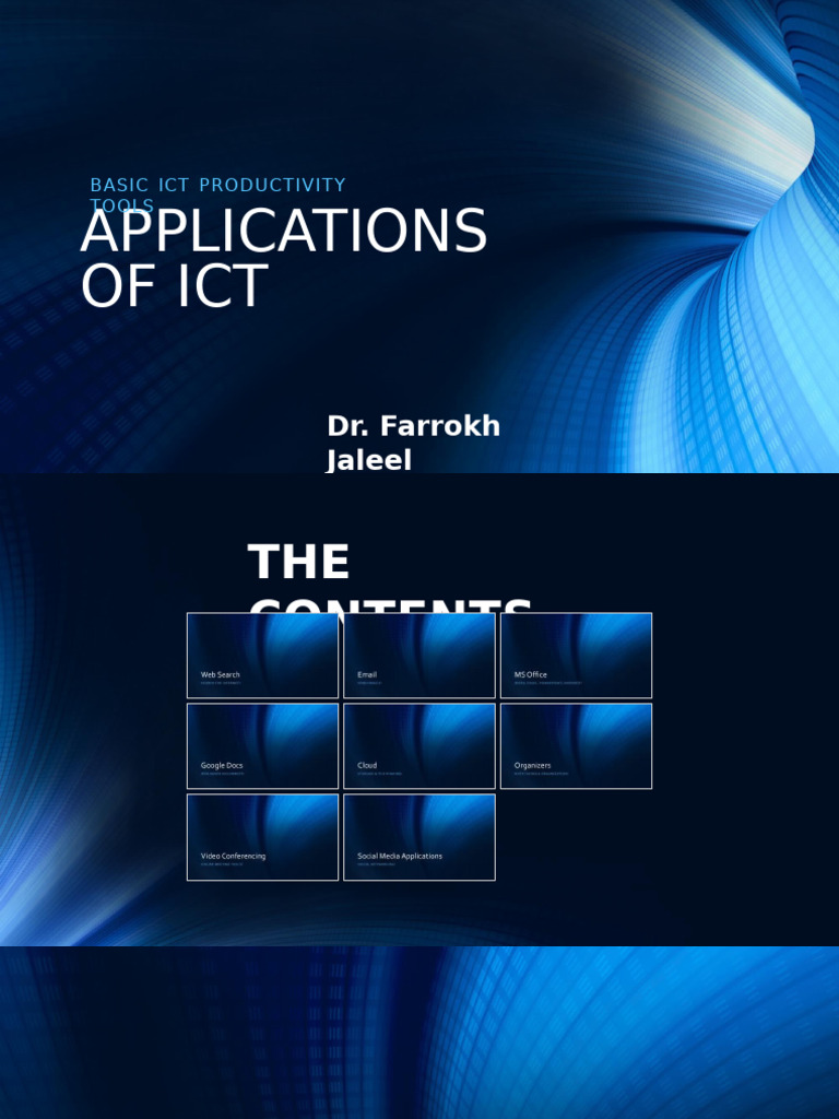 Essential ICT Productivity Tools Guide | PDF