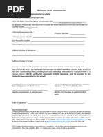 National Permit Application Form 46 | PDF | Transport | Vehicles