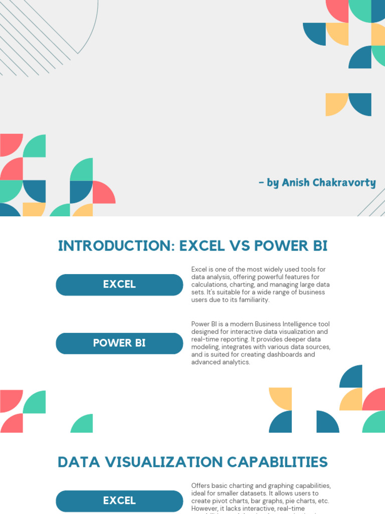 Excel vs Power bi | PDF | Microsoft Excel | Data