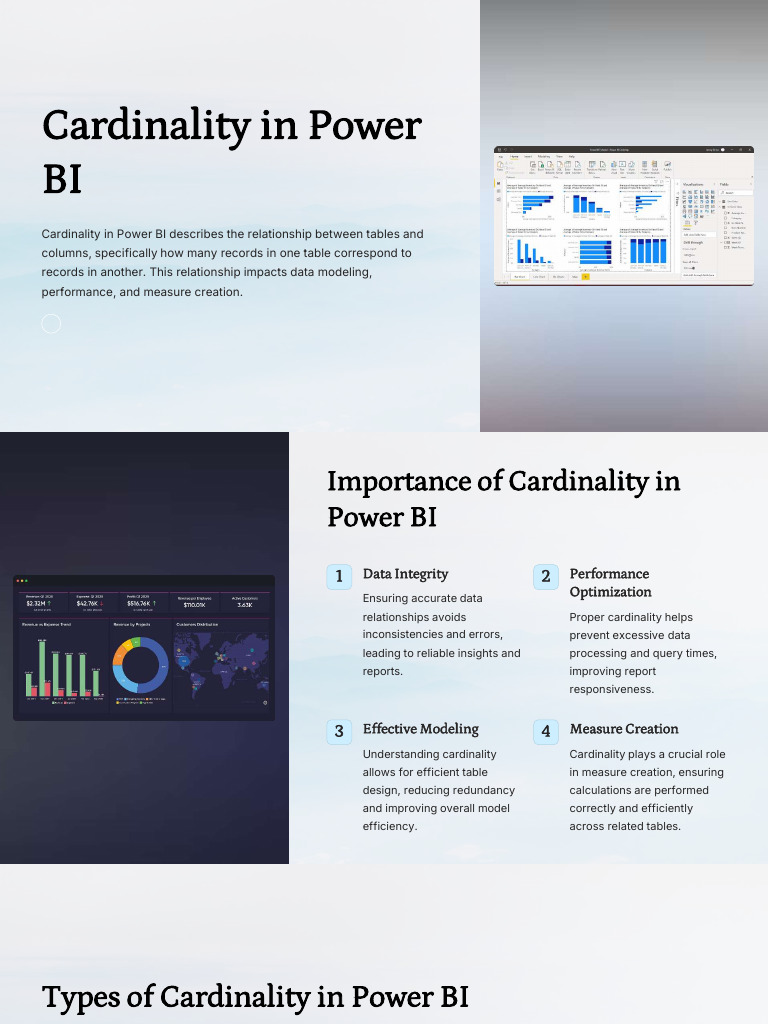 Cardinality-in-Power-BI | PDF | Data | Accuracy And Precision