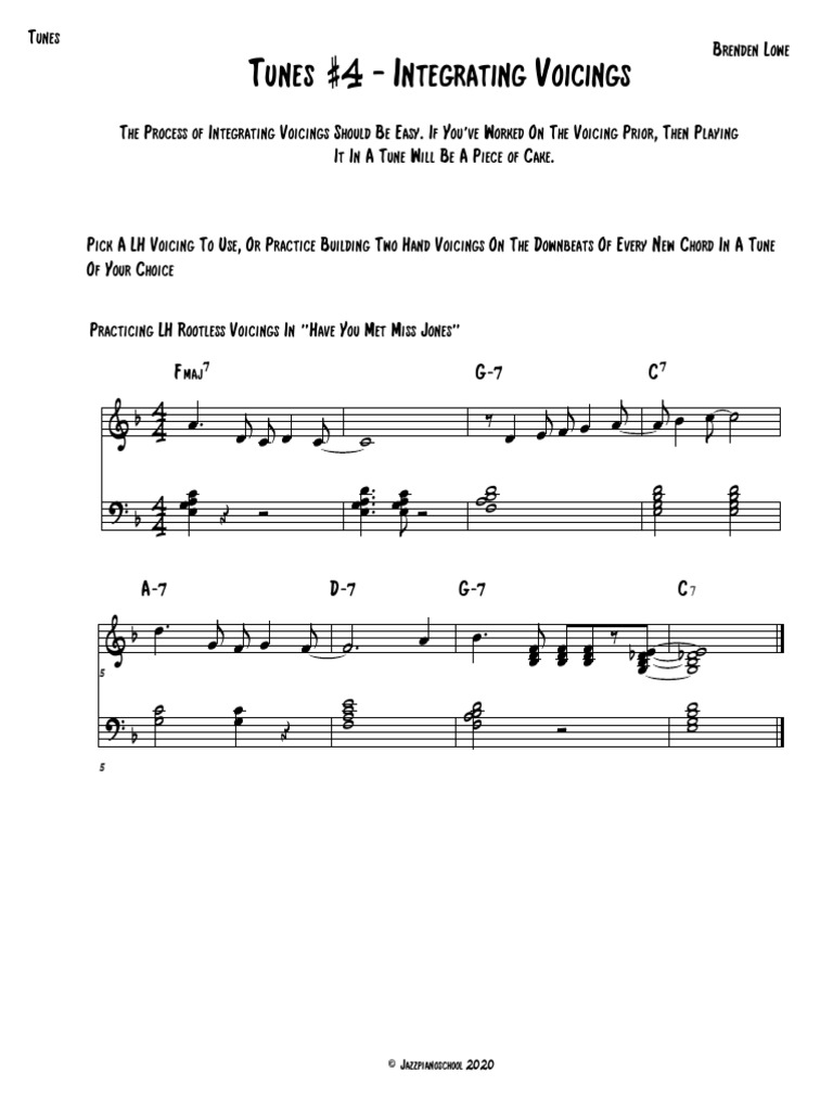 #4+-+Voicings | PDF | Elements Of Music | Music Theory