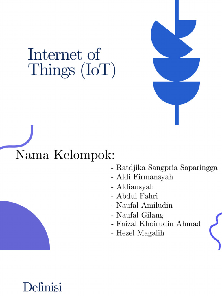 Internet of Things (IoT) - Presentasi - 20241113 - 074556 - 0000 | PDF